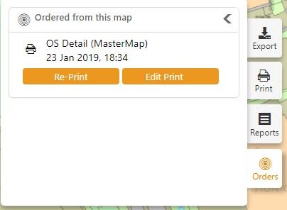 How do I edit a previously purchased Print? - Promap Digital Maps