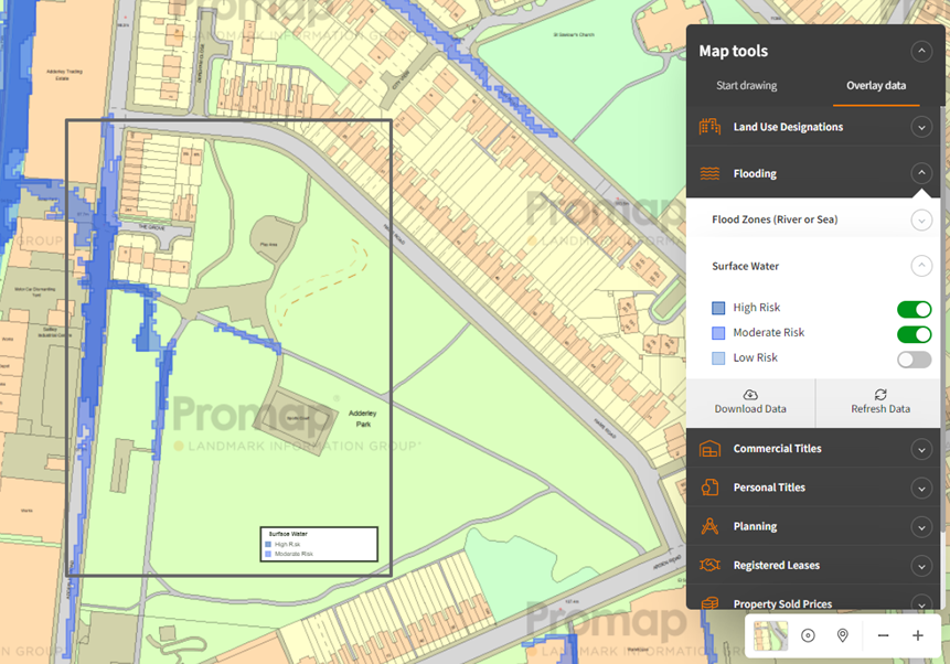 Focus on the Data – Surface Water Flooding - Promap Digital Maps